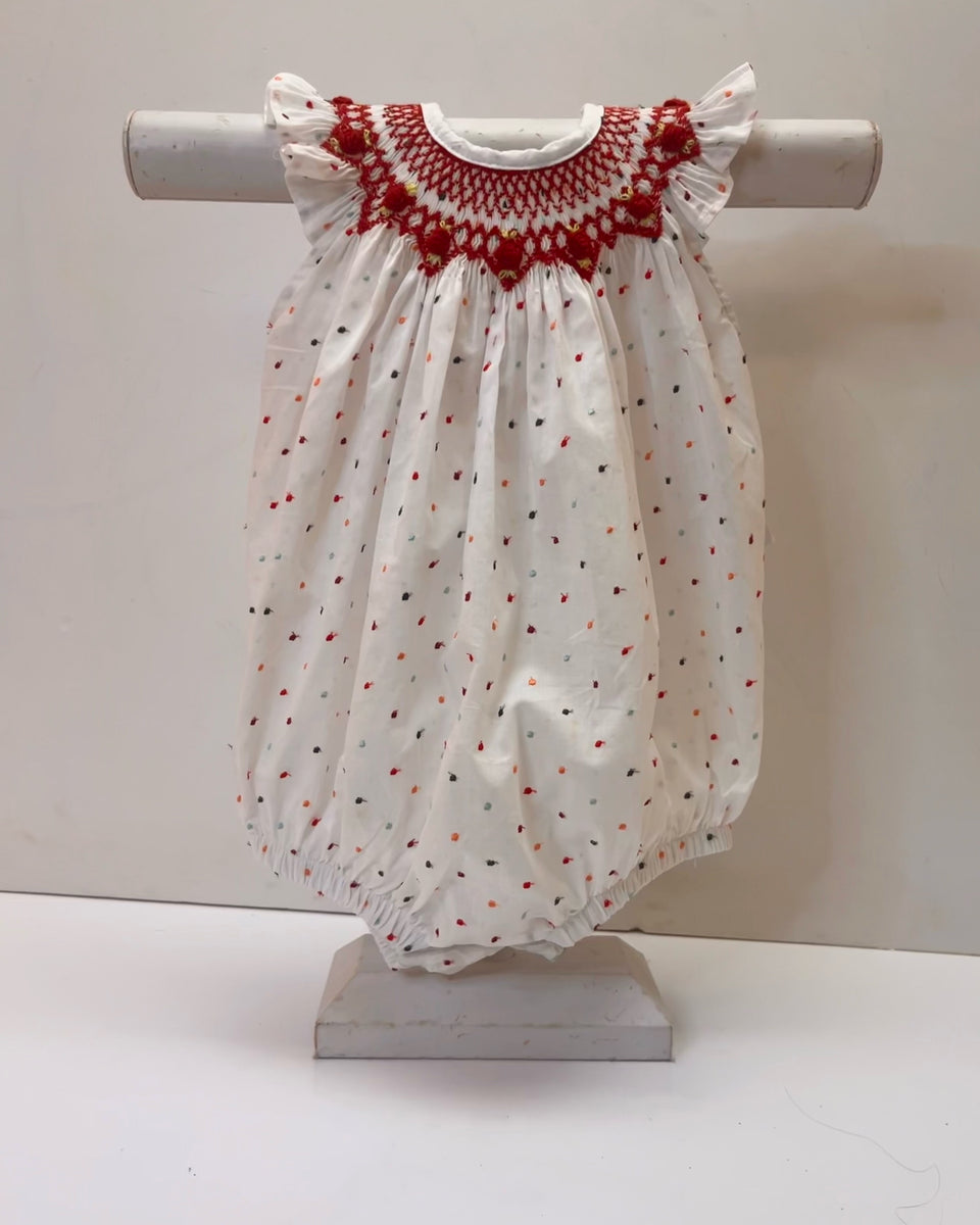 Spanish fabric bloomers embroidered in smock stitch – kinderhauspr