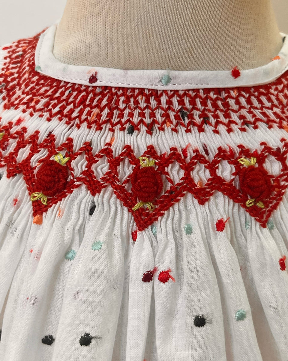 Spanish fabric bloomers embroidered in smock stitch – kinderhauspr